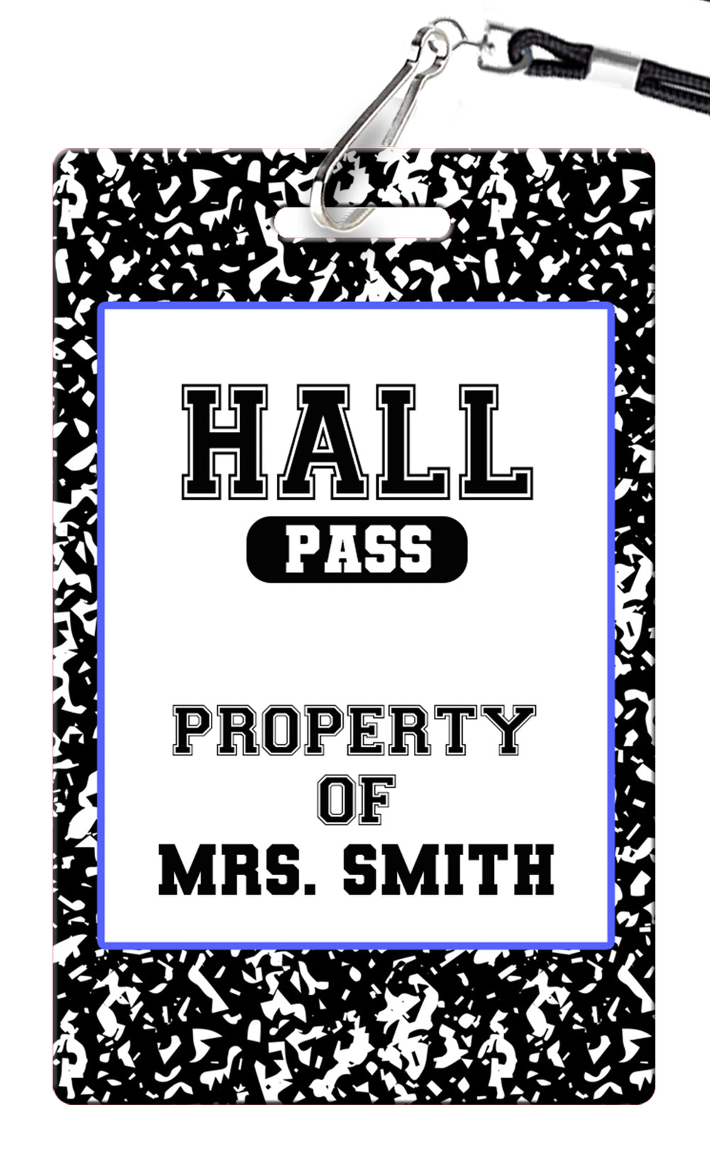 Classroom Hall Passes - PVC Invites - VIP Birthday Invitations