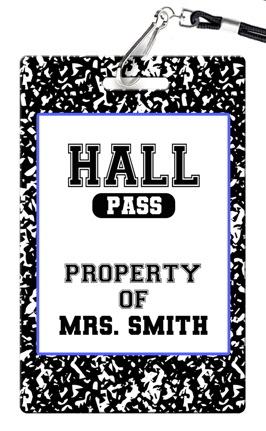 Classroom Hall Passes - PVC Invites - VIP Birthday Invitations
