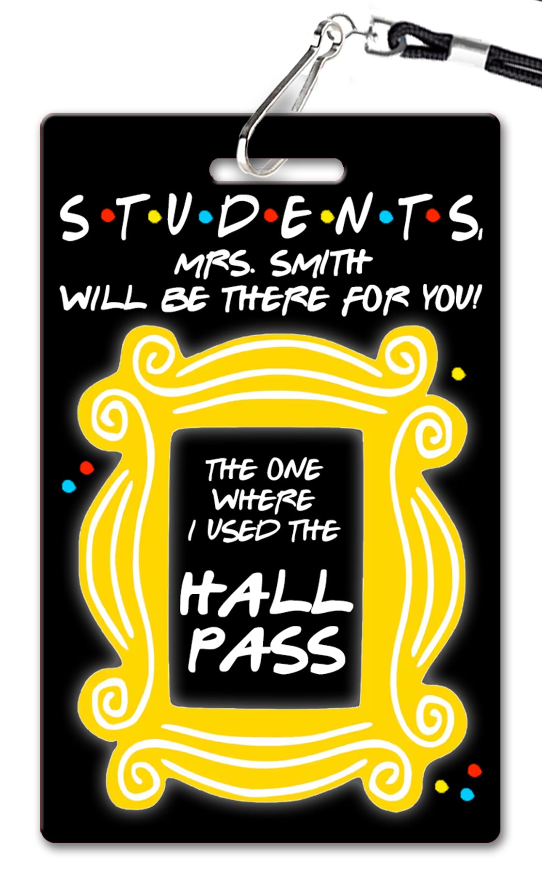 Classroom Hall Passes - PVC Invites - VIP Birthday Invitations