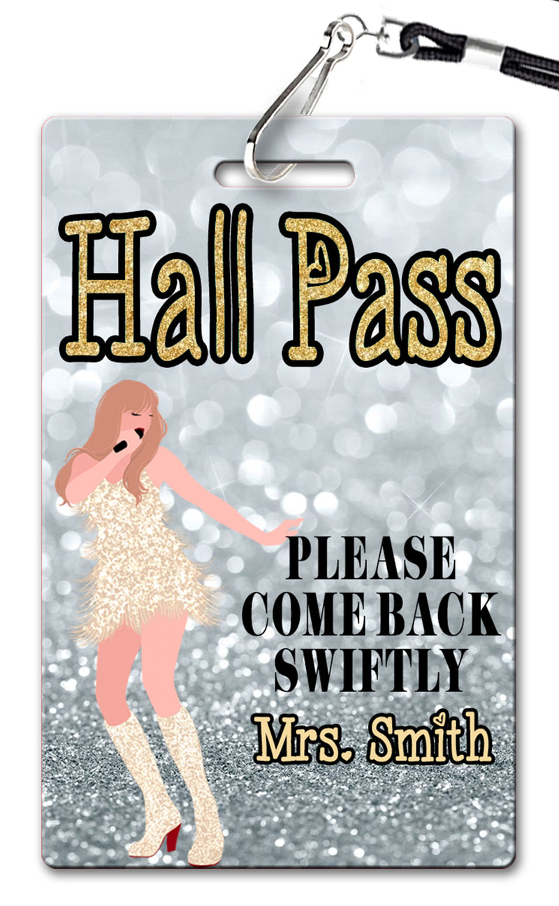 Classroom Hall Passes - PVC Invites - VIP Birthday Invitations