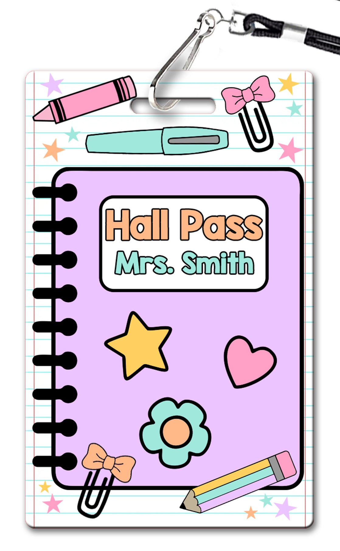 Classroom Hall Passes - PVC Invites - VIP Birthday Invitations