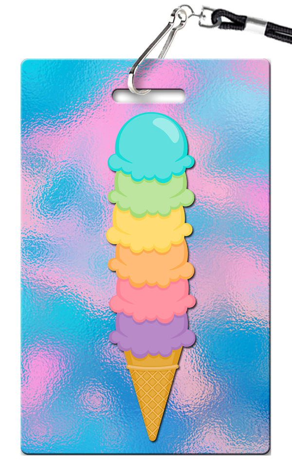 Ice Cream Birthday Invitations - PVC Invites - VIP Birthday Invitations